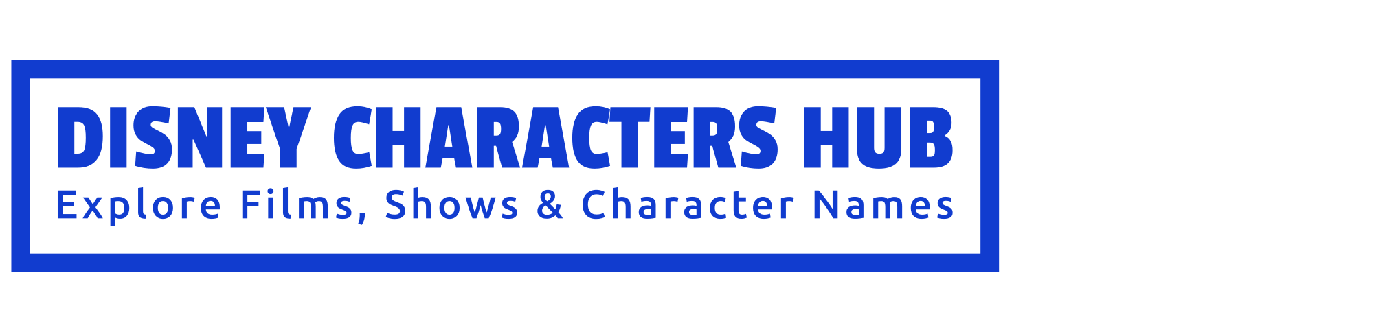 Disney Characters Hub